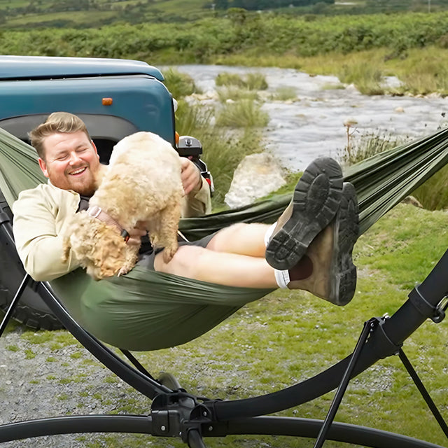 anymaka Official Site | Portable Hammock Stand